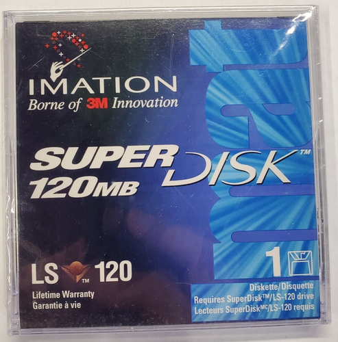 Imation Super Disk 120 MB Secured Encryption Technology 1 Disk New Sealed 51122118944| eBay