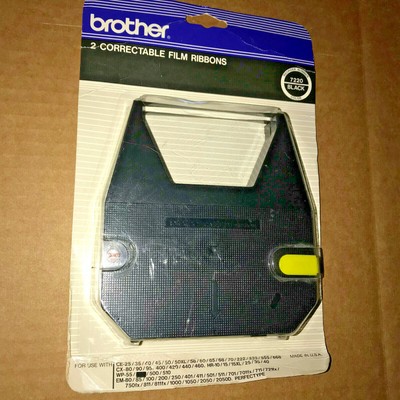 Brother 7220 Black Film Ribbon 2-Pack Correctable Replacement ...