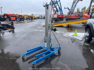 2018 Genie SLA10 10' Manual 1,000 lbs Material Lift Duct Jack bidadoo ...