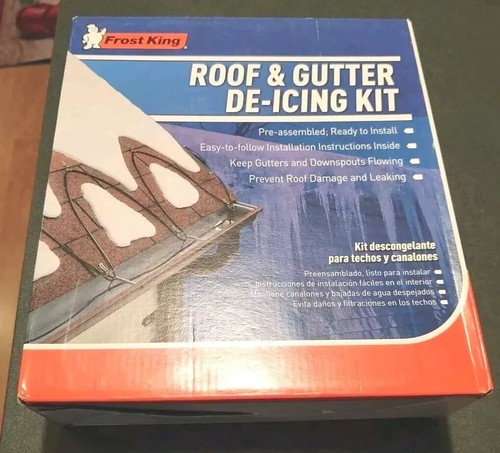NEW.Frost King Roof & Gutter De-icing Kit RC80 Electric 120V 80ft. FREE ...