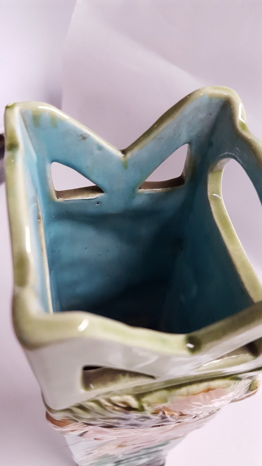 Gerbing and Stephan Art Nouveu Jungenstil/ Majolica Vase, Austrian ...