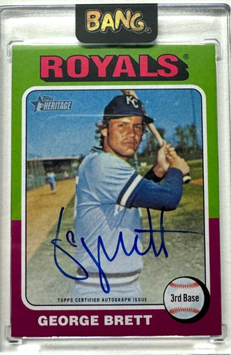 1975 TOPPS BASEBALL SET BREAK 228 GEORGE BRETT RC ROYALS NM/MT | eBay