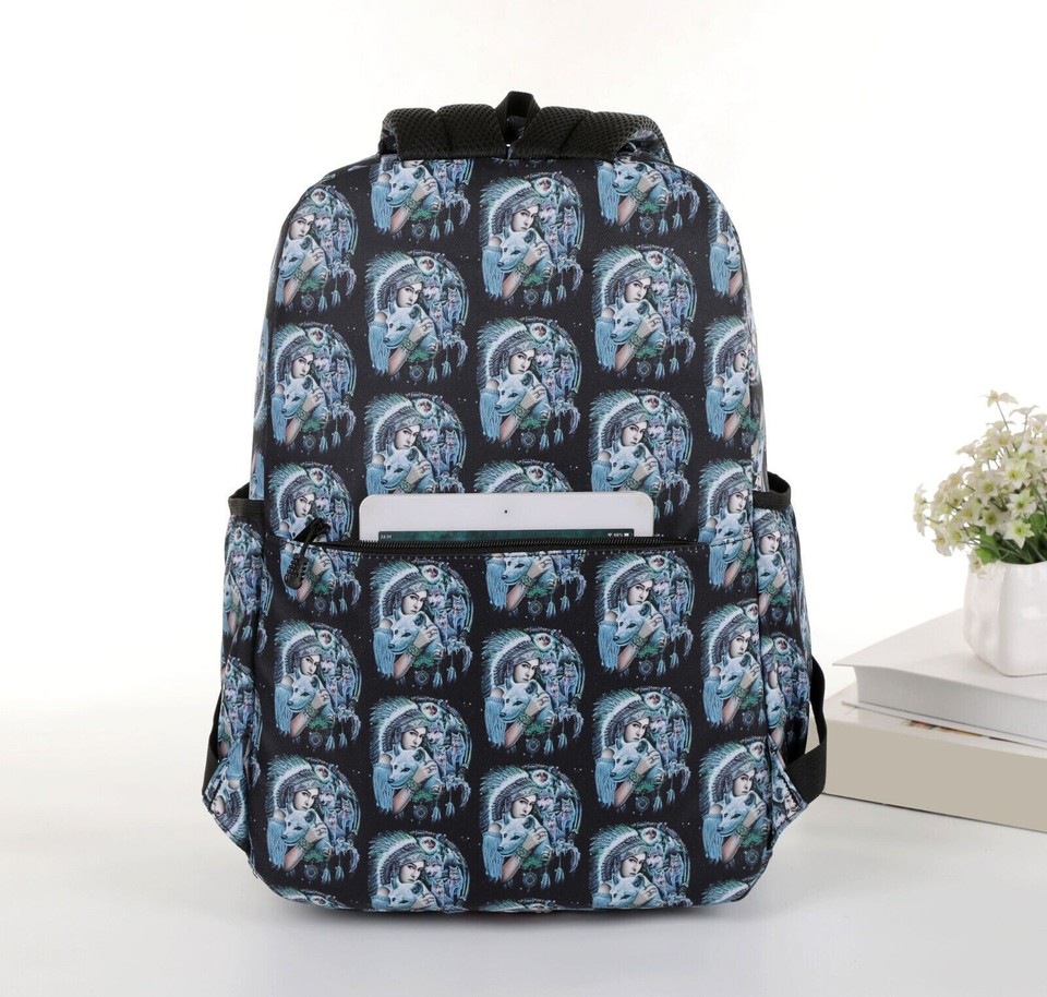 Unisex School Backpack For Children Printed Shoulder Bag Travel Gym ...