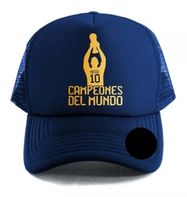 MESSI - FIFA WORLD CUP QATAR 2022 - BLUE TRUCKER HAT - CAP - NEW ...