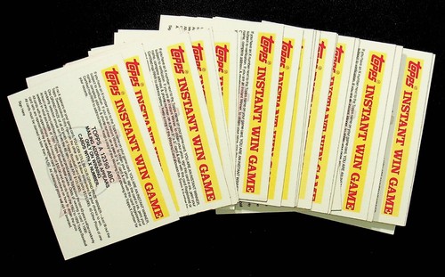 30 -1991 TOPPS INSTANT WIN GAME CARDS - LL-39 | eBay