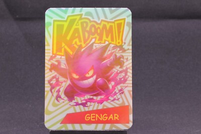 Custom Kaboom Pokemon Gengar Holo Card | eBay