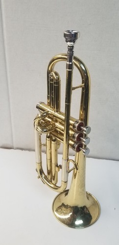 CONN DIRECTOR "SHOOTING STARS" CORNET WITH CASE & MOUTHPIECE. | eBay
