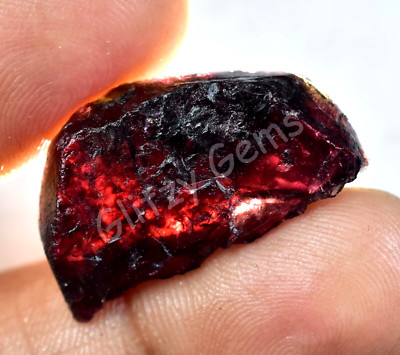 25.60 Ct Natural Red Brown Painite Rough Facet Top Quality Mogok AGL ...