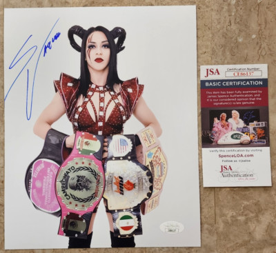 Stephanie Vaquer SIGNED 8x10 Photo Diva Autograph JSA Certified - WWE ...
