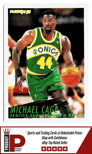 Michael Cage 1994-95 Fleer Basketball #211 Seattle SuperSonics | eBay