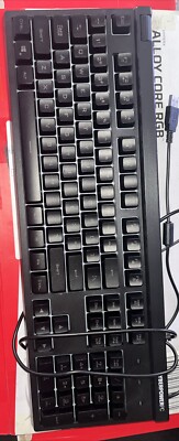 CyberPowerPC NOHI 02 Black Wired RGB LED USB Qwerty Gaming Keyboard | eBay