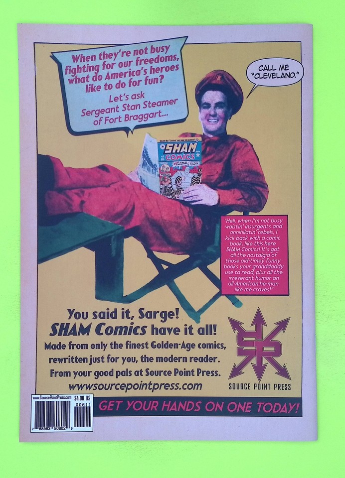 Sham Comics #6 Vol. 1 Source Point Press High Grade Comic Book L56-223 ...