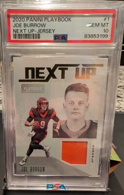 2020 Playbook Next Up-Jersey Joe Burrow RC PSA 10 #NU-1 | eBay