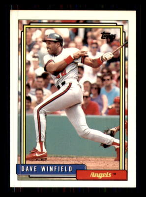 1992 Baseball Topps Dave Winfield California Angels #792 | eBay