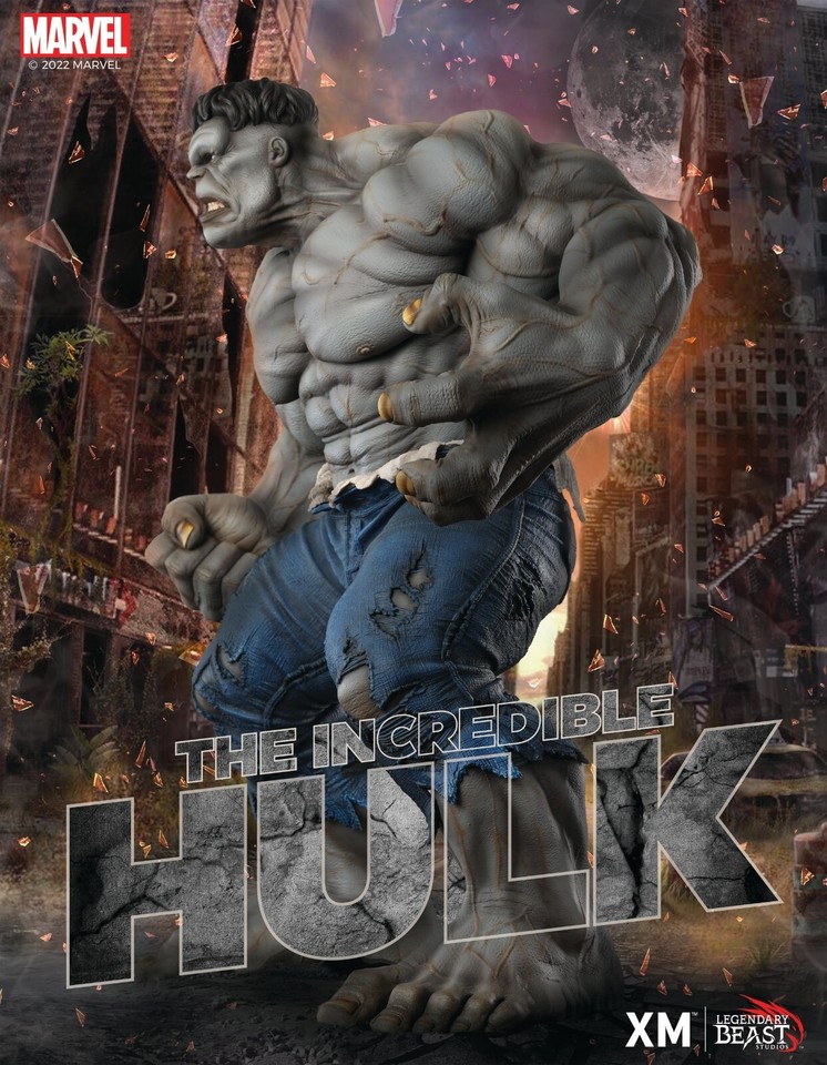 Legendary Beast Studio XM 1/3 Scale Figure Statue GREY HULK Prestige ...
