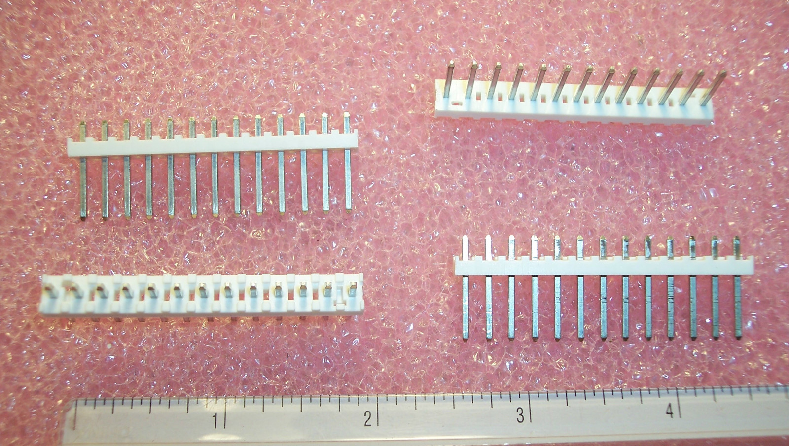 QTY (20) 13 POSITION SINGLE ROW VERTICAL HEADERS 3.96mm 26-60-2130 ...