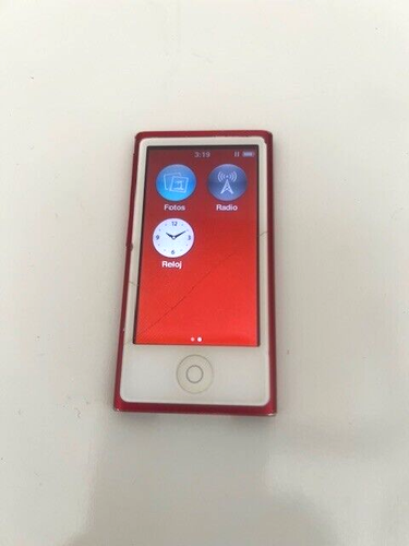 APPLE 16GB iPod NANO 7Generation RED A1446 - Great | eBay