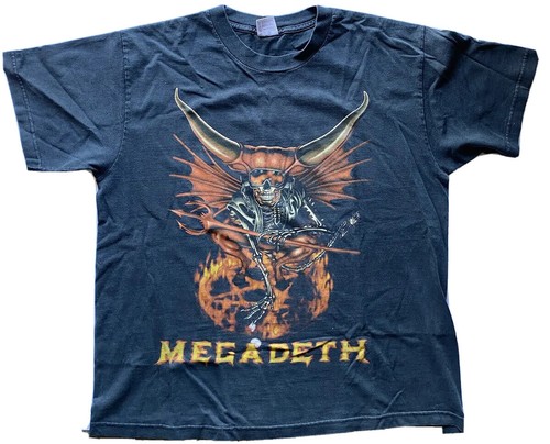 Vintage Megadeth 1992 Countdown To Extinction Tour Shirt Vic Rattlehead ...