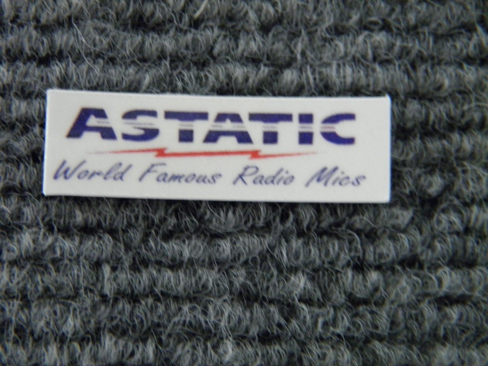 NEW Astatic D104-M6 CB Radio Microphone Decal L@@K #2 | eBay