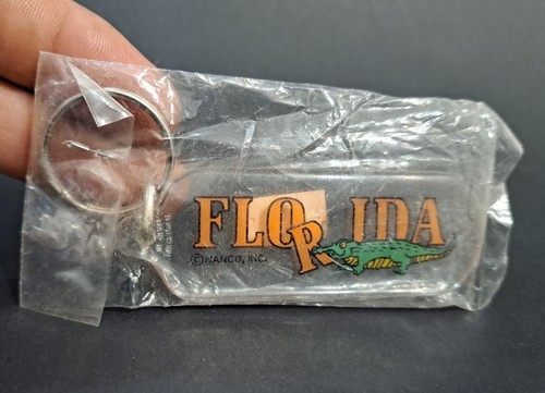 Vintage 1990's Nanco Keychain Florida Gator Crocodile Keyring Alligator ...