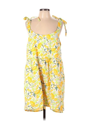Bright & Beautiful Company Women Yellow Romper 10 | eBay