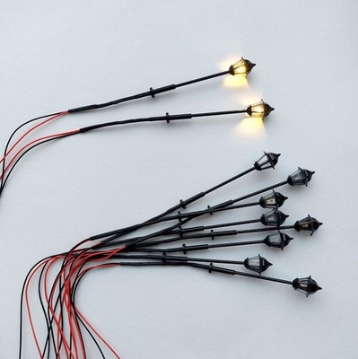 Y1-9 HO TT 10pcs 1:87 Scale Model Lights Train Railway Layout LED Lamps ...