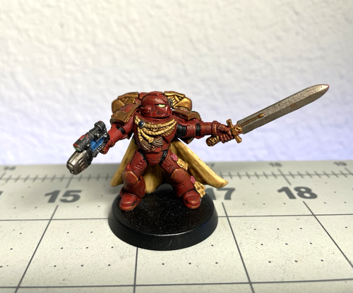 Well Painted Firstborn Blood Angels Captain Space Marines Warhammer 40k ...