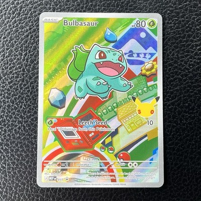 Bulbasaur MEP 037 - First Partner Illustration Rare Promo 30th ...