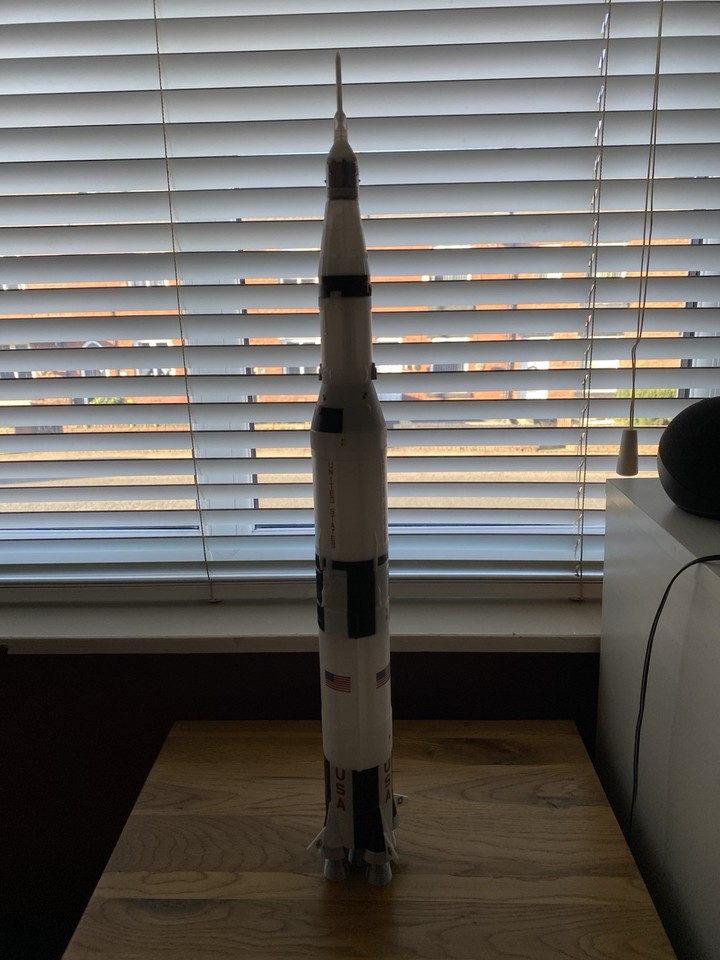 Nasa Saturn V / Apollo 11 Moon Launch Rocket Model 1:200~60 cm | eBay UK
