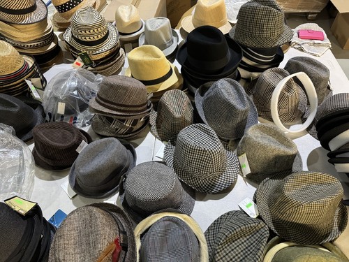 Pack Of 10 Vintage Mixed Lot Hats Reseller Bundle Bulk Cap Trilby ...