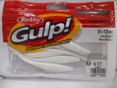 Berkley Gulp 5" Jerk Shad 6 count packages choose your colors! | eBay