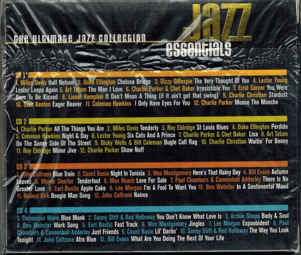 Jazz Essentials Import Box Set by Various Artists CD 4 Discs 1999 ...