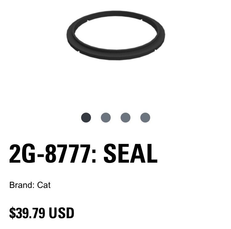 Caterpillar Nos Oem Seal 2G-8777. Cat New Factory Seal 2g8777. | eBay