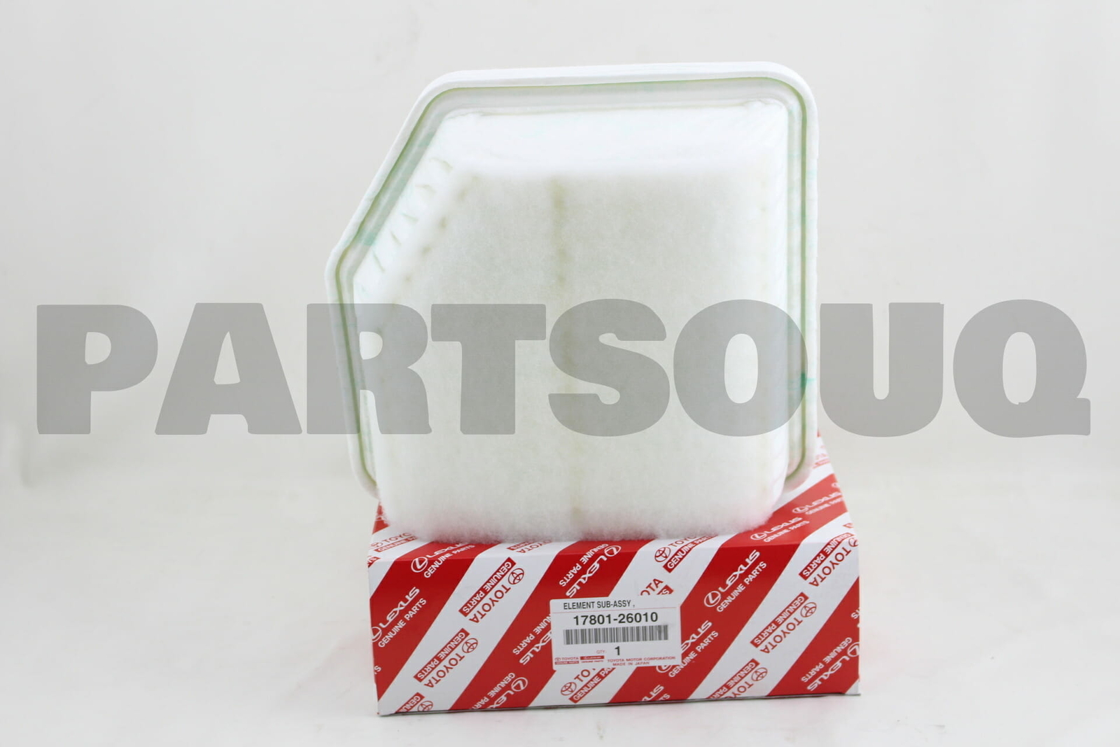 1780126010 Genuine Toyota ELEMENT SUB-ASSY, AIR CLEANER FILTER 17801 ...