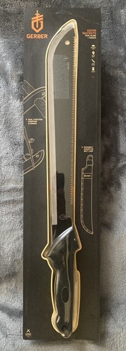 Gerber Gator Machete w Dual Blade & Sheath | eBay