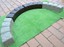 Concrete molds 47.2in round edge stonelog edging border garden curbs 2 ...