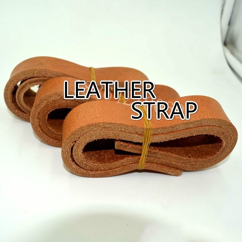 First Layer Cowhide Leather Flat Cord Genuine Real DIY Strap Rope ...