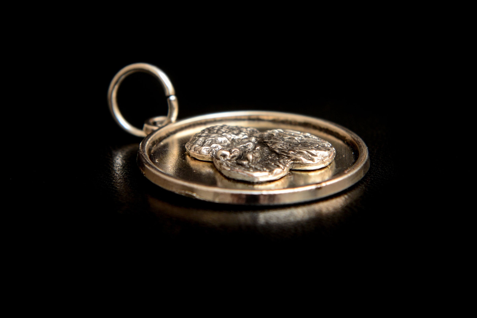 Poodle - Silver-plated Locket with the Image of a Dog Art Dog | eBay