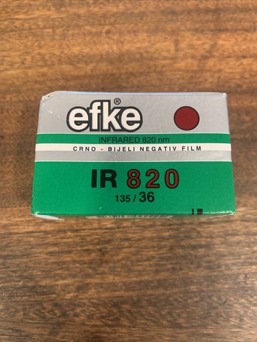 EFKE IR 820 B&W Infrared 35mm Film! Rare! Always Frozen, 36 Exposures ...