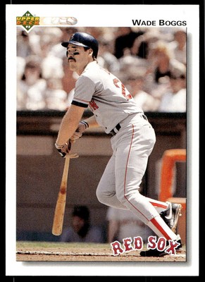 Wade Boggs 1992 Upper Deck 443 Boston Red Sox Baseball Card | eBay