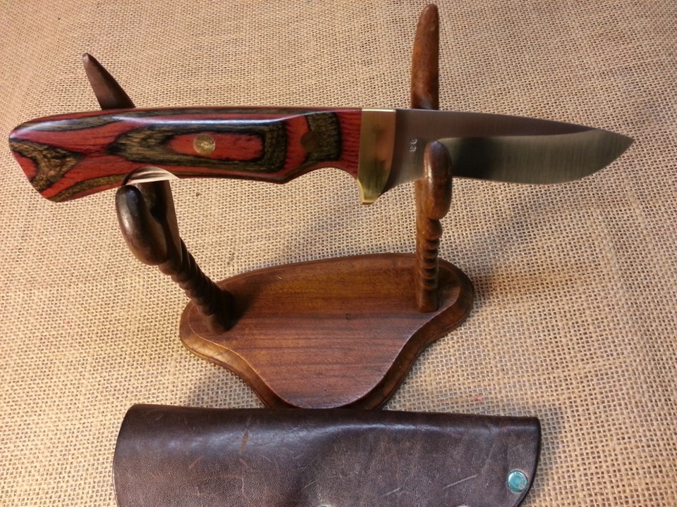 Hand Crafted Barry Dawson Knife Hunter with Hidden Gut Hook | eBay