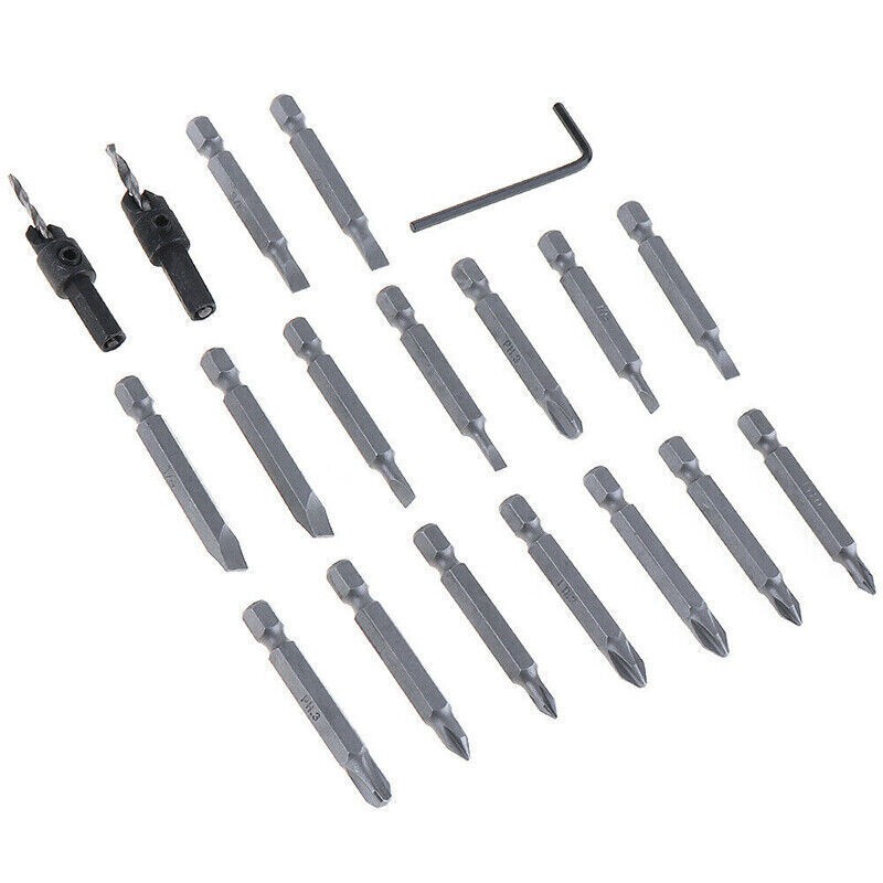 20pcs/Box Half Time Drill Driver Multi Function Screwdriver Tool Screw ...