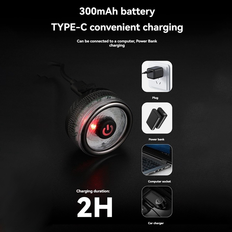 Brake Auto Sensing Light LED Type-C Charging Cycling Taillight Bike Rear1079 | eBay UK