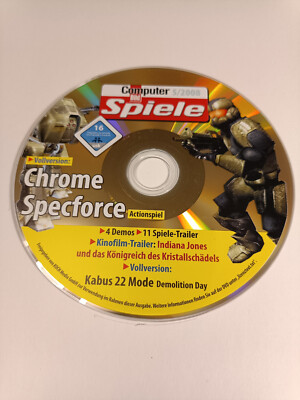 Chrome Specforce Klassiker Computerbild Spiele CD Vollversionen PC Raritäten | eBay.de