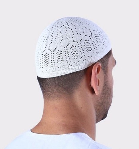 New Islamic Cotton Prayer Hat - Mens Skull Cap Topi Kufi - Male Turkish ...