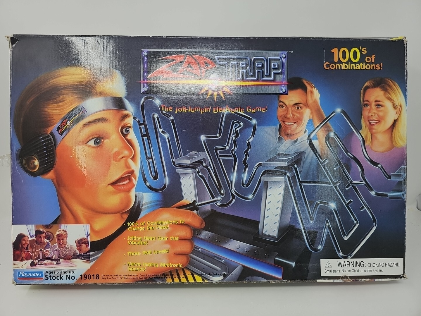 Rare Vintage Zap-Trap Electronic Headet Maze Game Playmates Complete ...