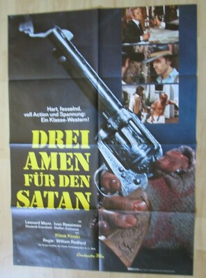Filmplakat - Drei Amen für den Satan ( Klaus Kinski , Ivan Rassimov ) | eBay