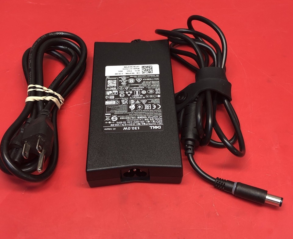 Dell Genuine 130W 19.5V 6.7A Laptop AC Adapter Power Supply LA130PM190 ...