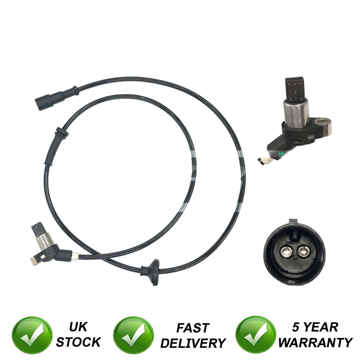 SJR ABS Wheel Speed Sensor For VW Golf Corrado Jetta Passat Seat Toledo ...