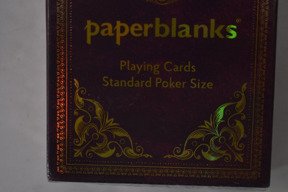 Paperblanks Standard Poker Size Playing Cards Deck Genuine OEM Aurelia ...